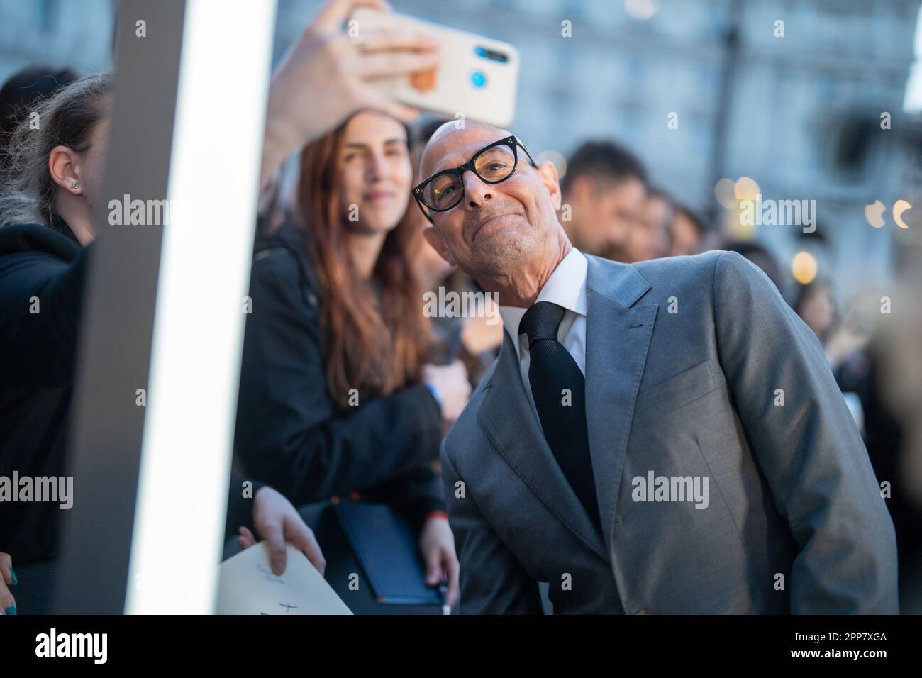 Rome, Italy. 21st Apr, 2023. Stanley Tucci attends the premiere of ...