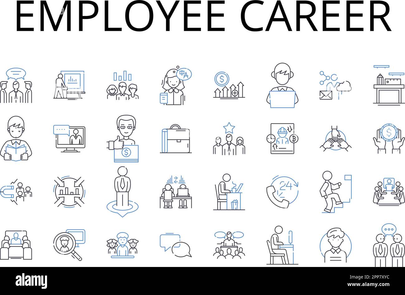 Employment pathway Stock Vector Images - Alamy