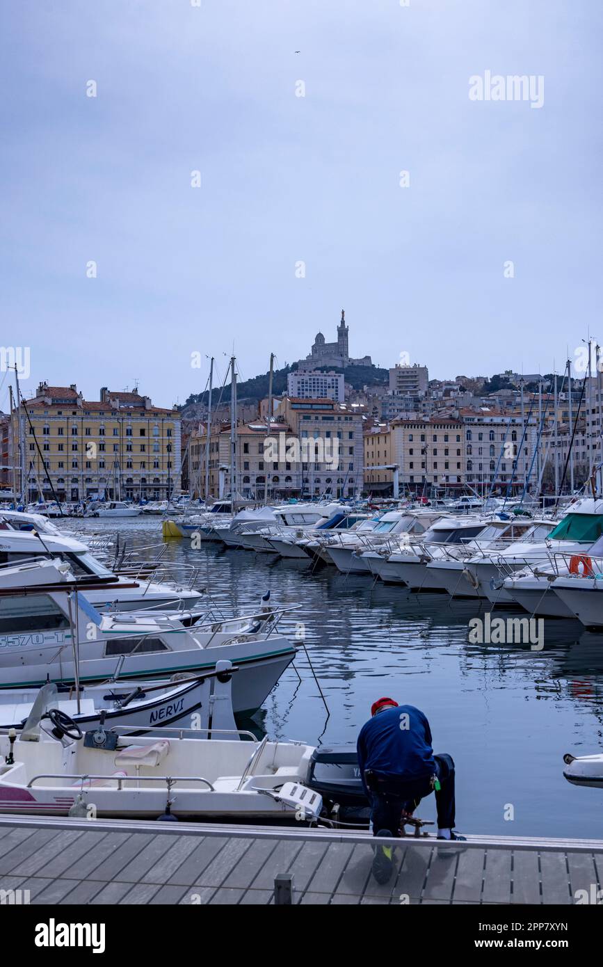 Old port marseille hi-res stock photography and images - Alamy