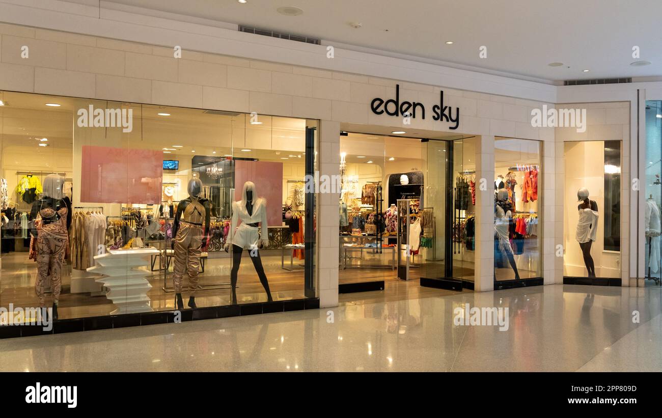 Eden Sky women's Clothing store in a shopping mall in Los Angeles ...