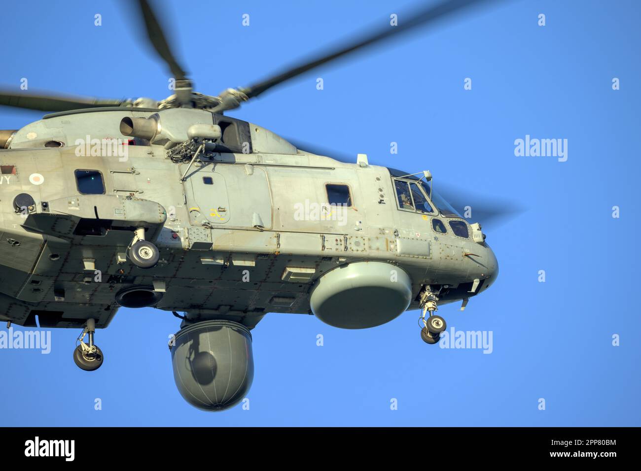 Merlin MK2 Airbourne Surveillance and Control (ASAC) Helicopter in the ...
