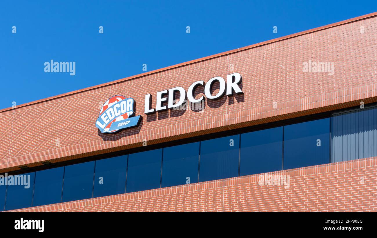 Ledcor logo sign on the office building in San Diego, CA, USA Stock ...