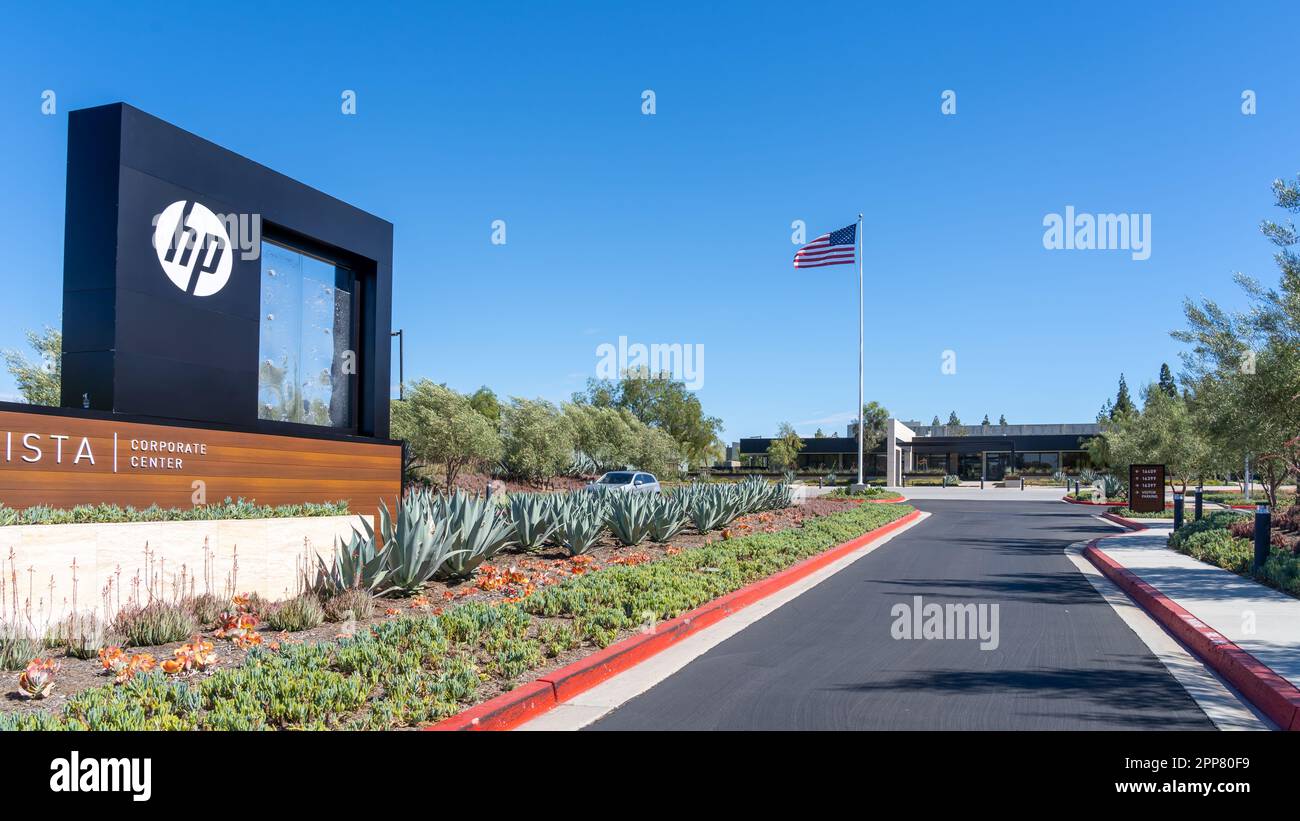 Hp signage hi-res stock photography and images - Alamy