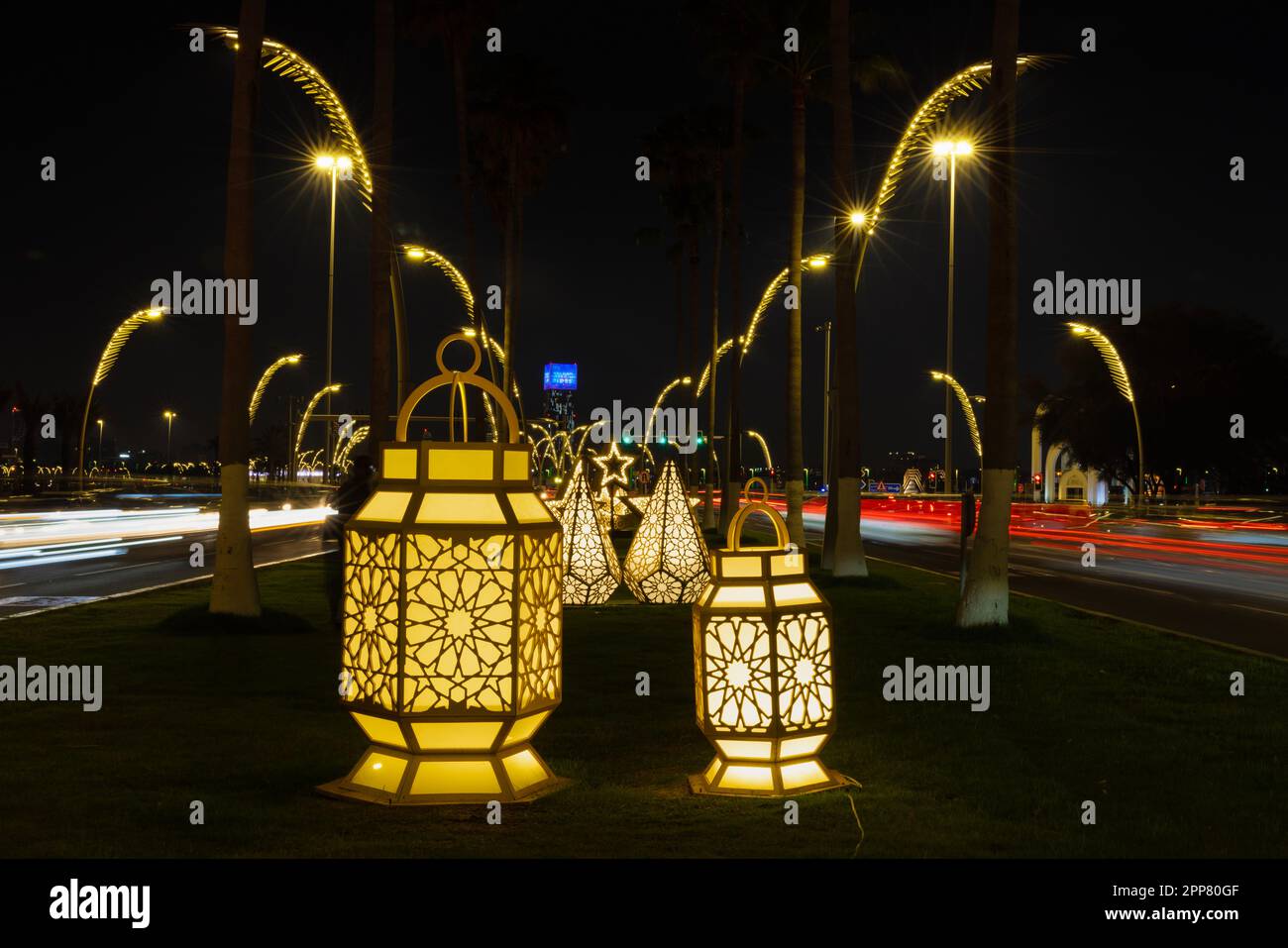 Eid al fitr 2023 celebrations and Fireworks at Doha corniche 22-04-2023 ...