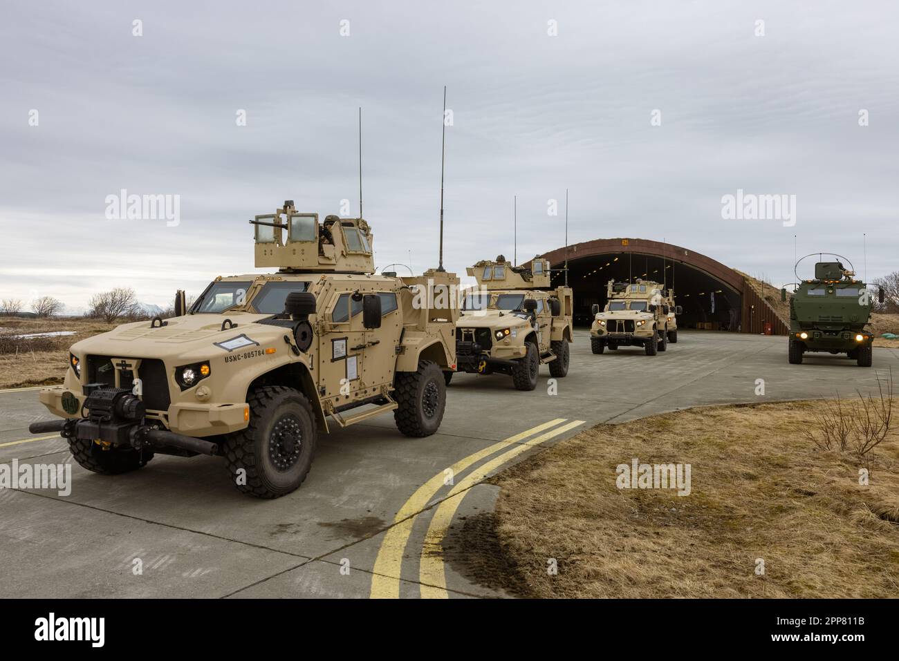U.S. Marines with Hotel Battery, 2nd Battalion, 10th Marines, 2d Marine ...
