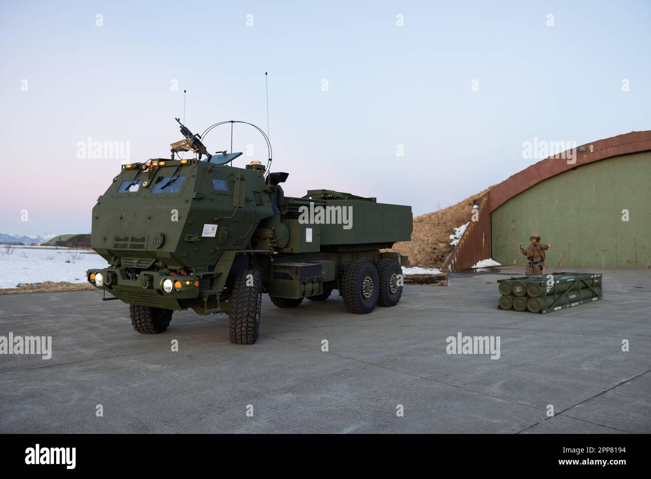 U.S. Marine Corps Cpl. Keithshawn Bailey, a High Mobility Artillery ...
