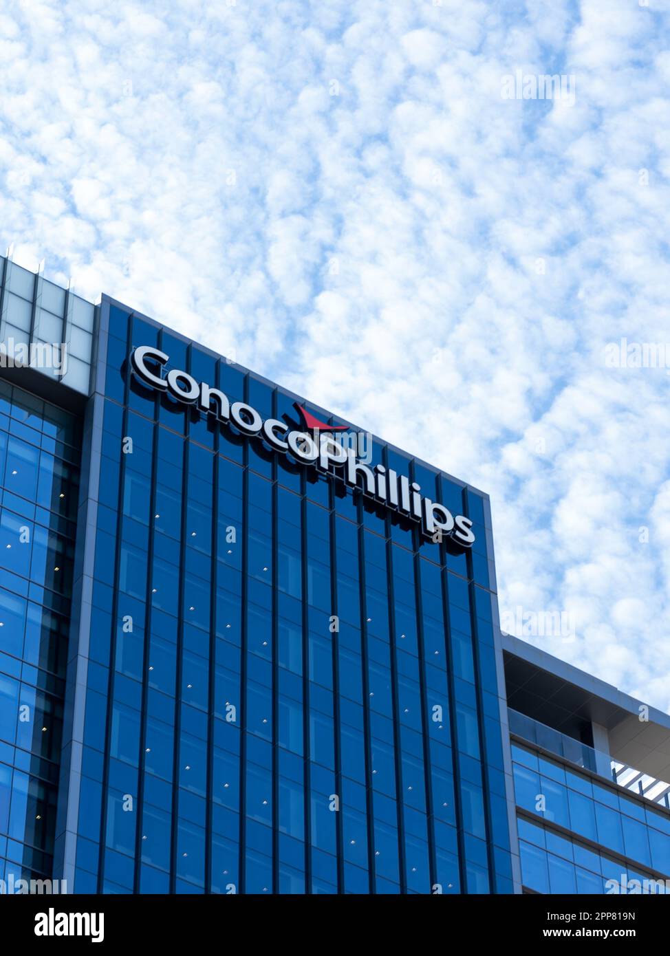 Houston, Texas, USA - March 2, 2022: ConocoPhillips World Headquarters ...