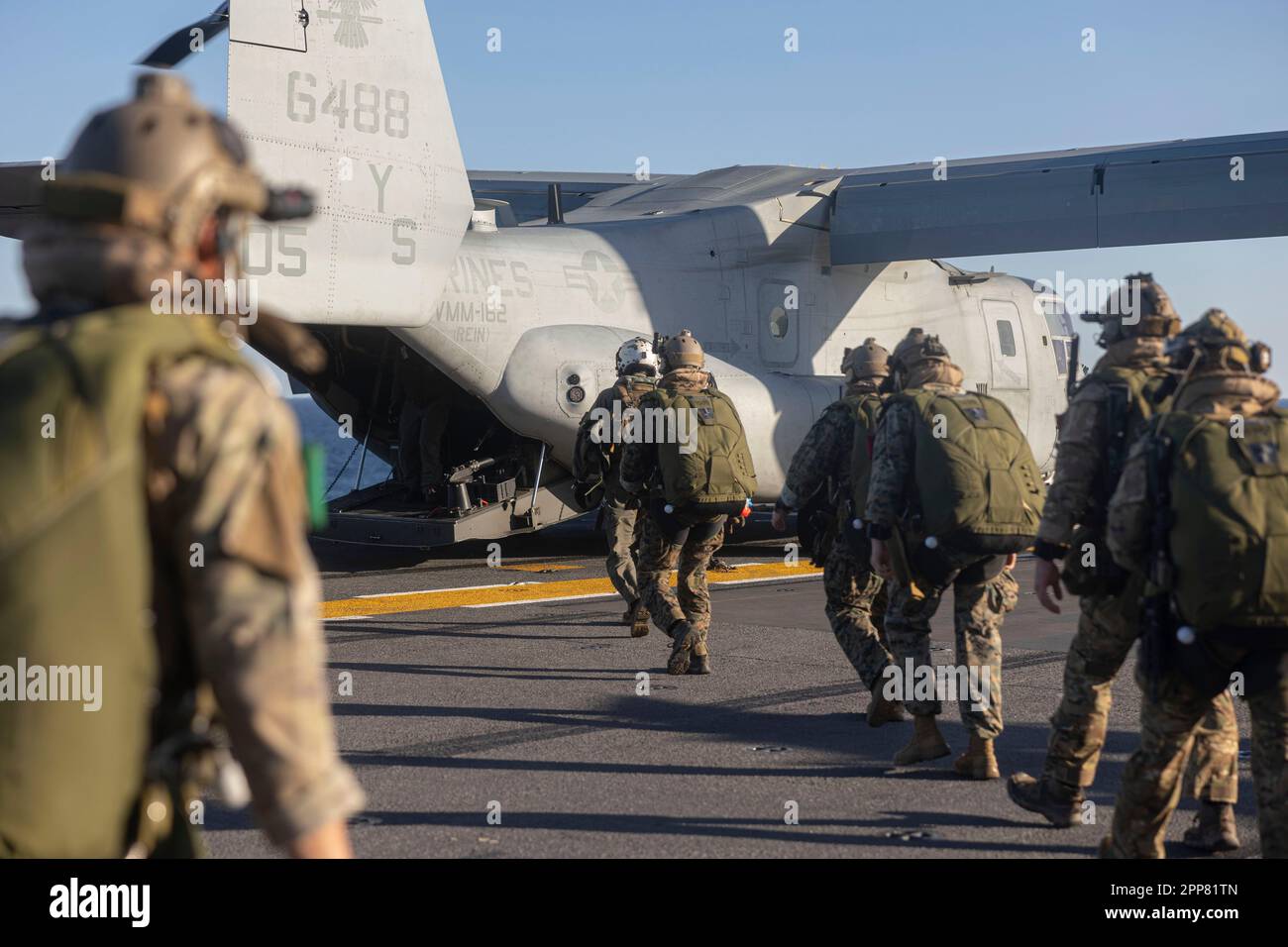 U.S. Marines with the 26th Marine Expeditionary Unit (MEU)’s Maritime ...