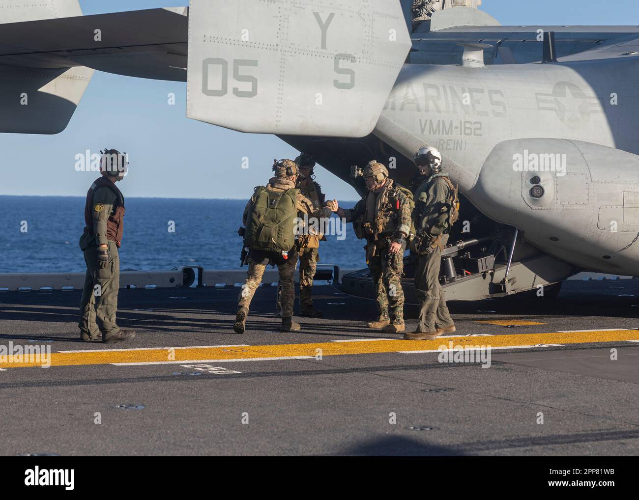 U.S. Marines with the 26th Marine Expeditionary Unit (MEU)’s Maritime ...