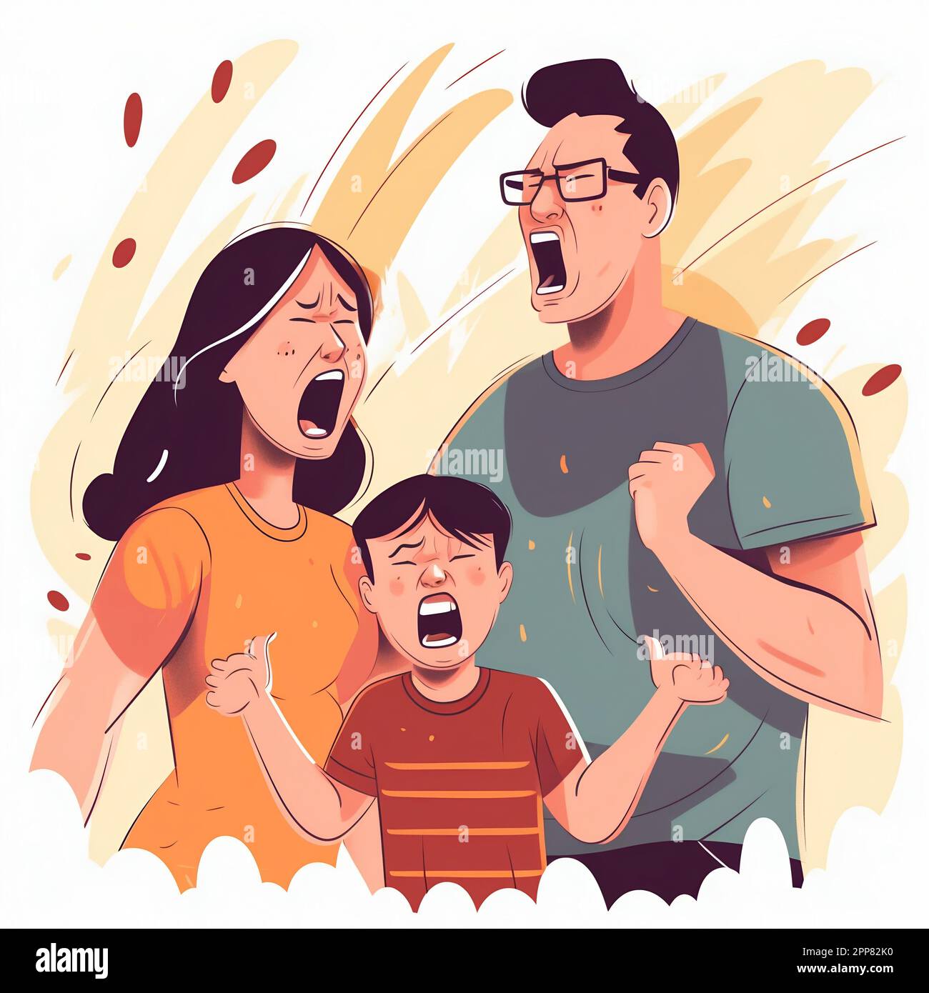 Parent discipline child yelling hi-res stock photography and images - Alamy