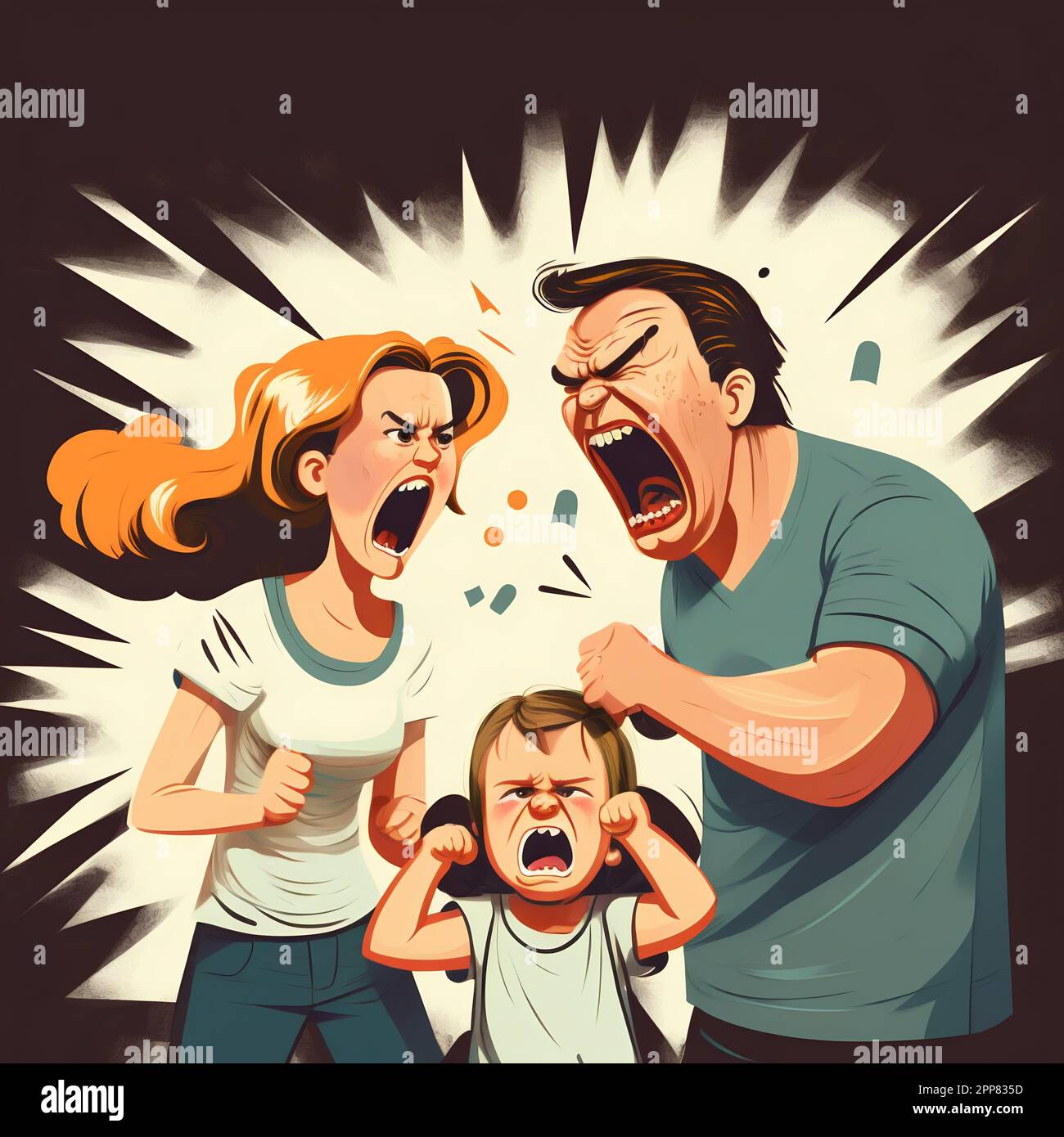 Parent discipline child yelling hi-res stock photography and images - Alamy
