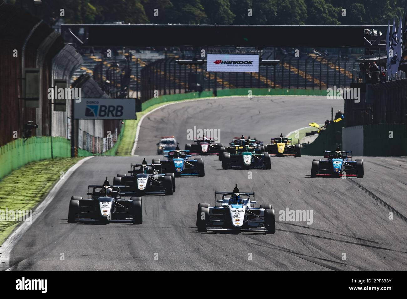 SÃO PAULO, SP - 22.04.2023: BRB F'RMULA 4 BRASIL EM INTERLAGOS - Race 1 ...