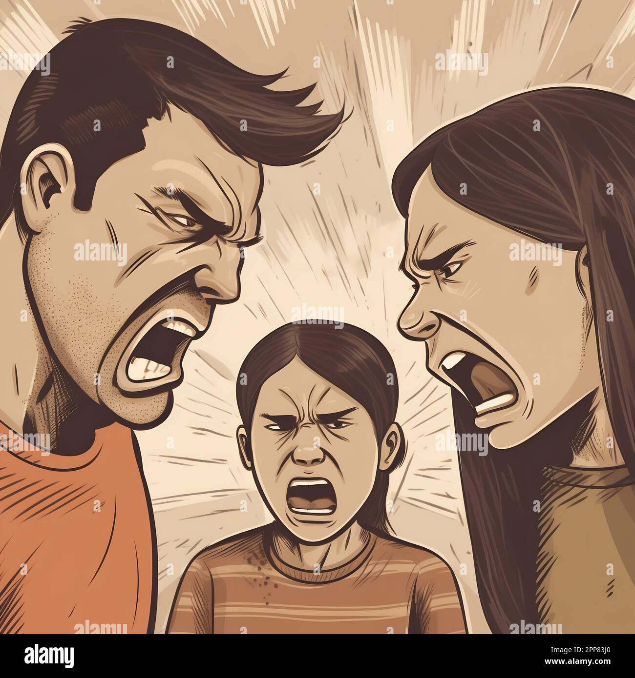 Parent discipline child yelling hi-res stock photography and images - Alamy