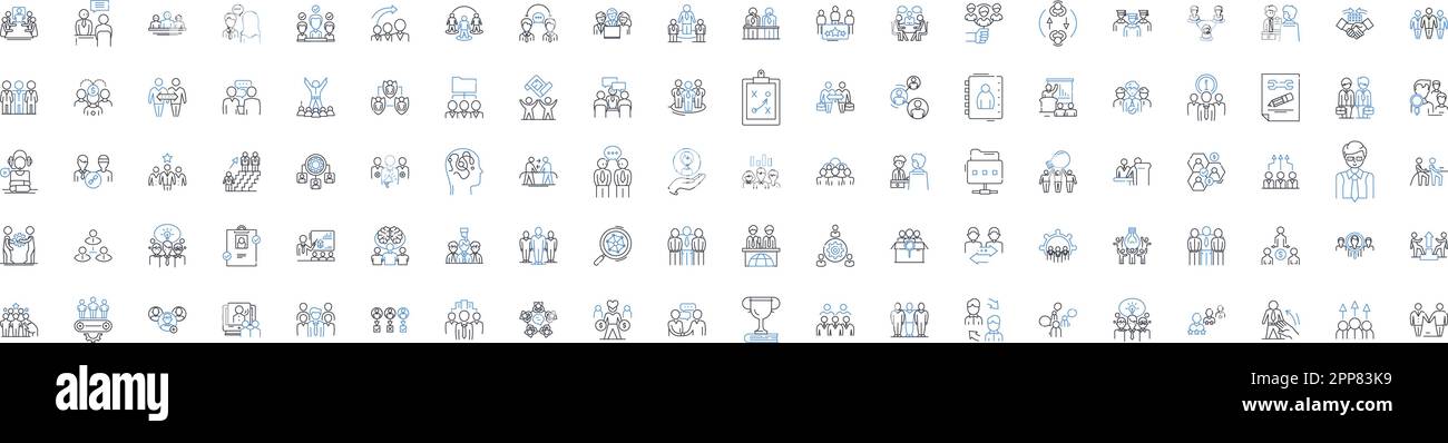 Social justice line icons collection. Equality, Equity, Advocacy ...