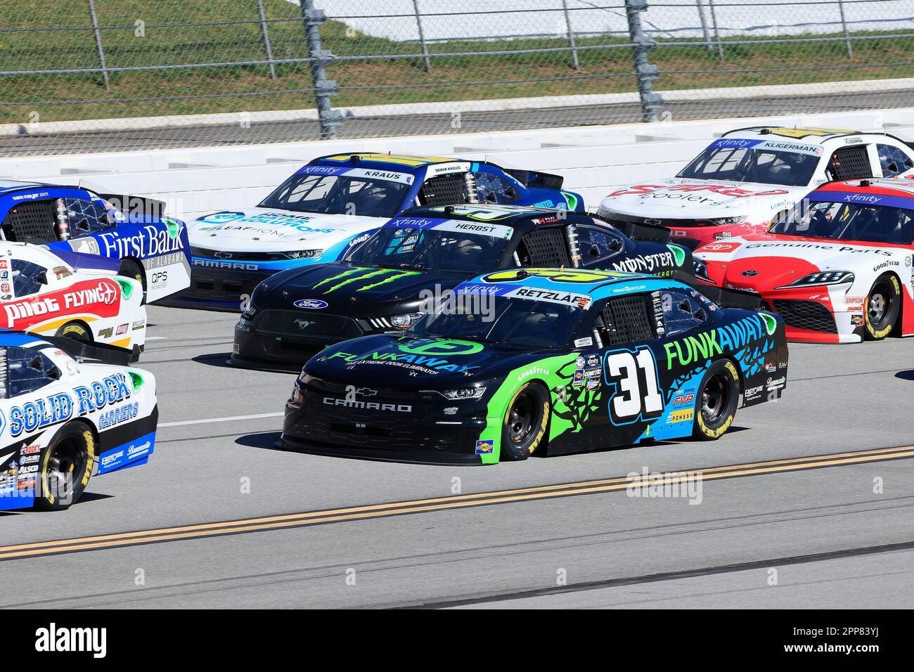 TALLADEGA, AL - APRIL 22: Parker Retzlaff (#31 FUNKAWAY Jordan Anderson ...