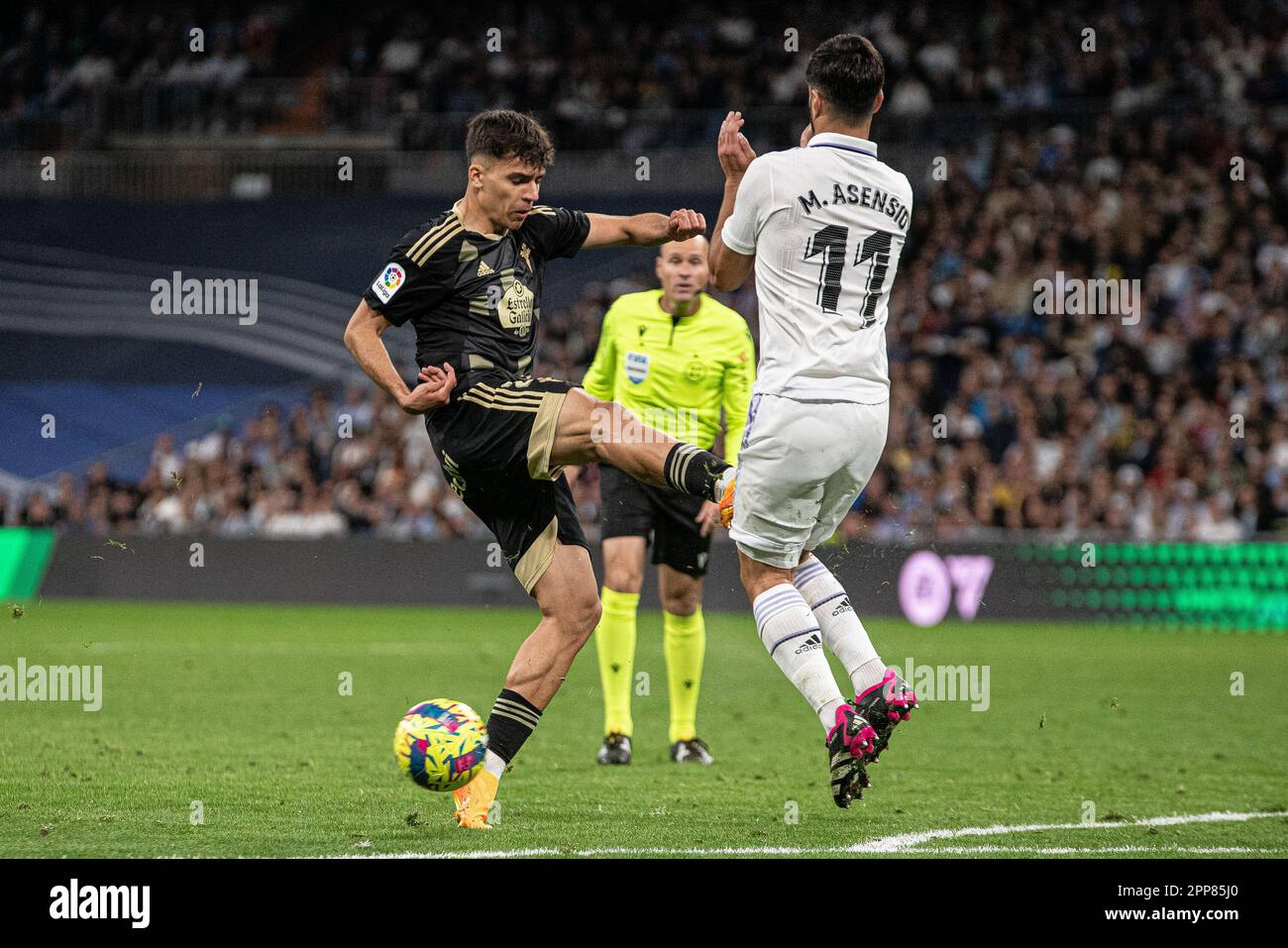 Madrid, Spain. 22nd April 2023; Santiago Bernabeu Stadium, Madrid ...