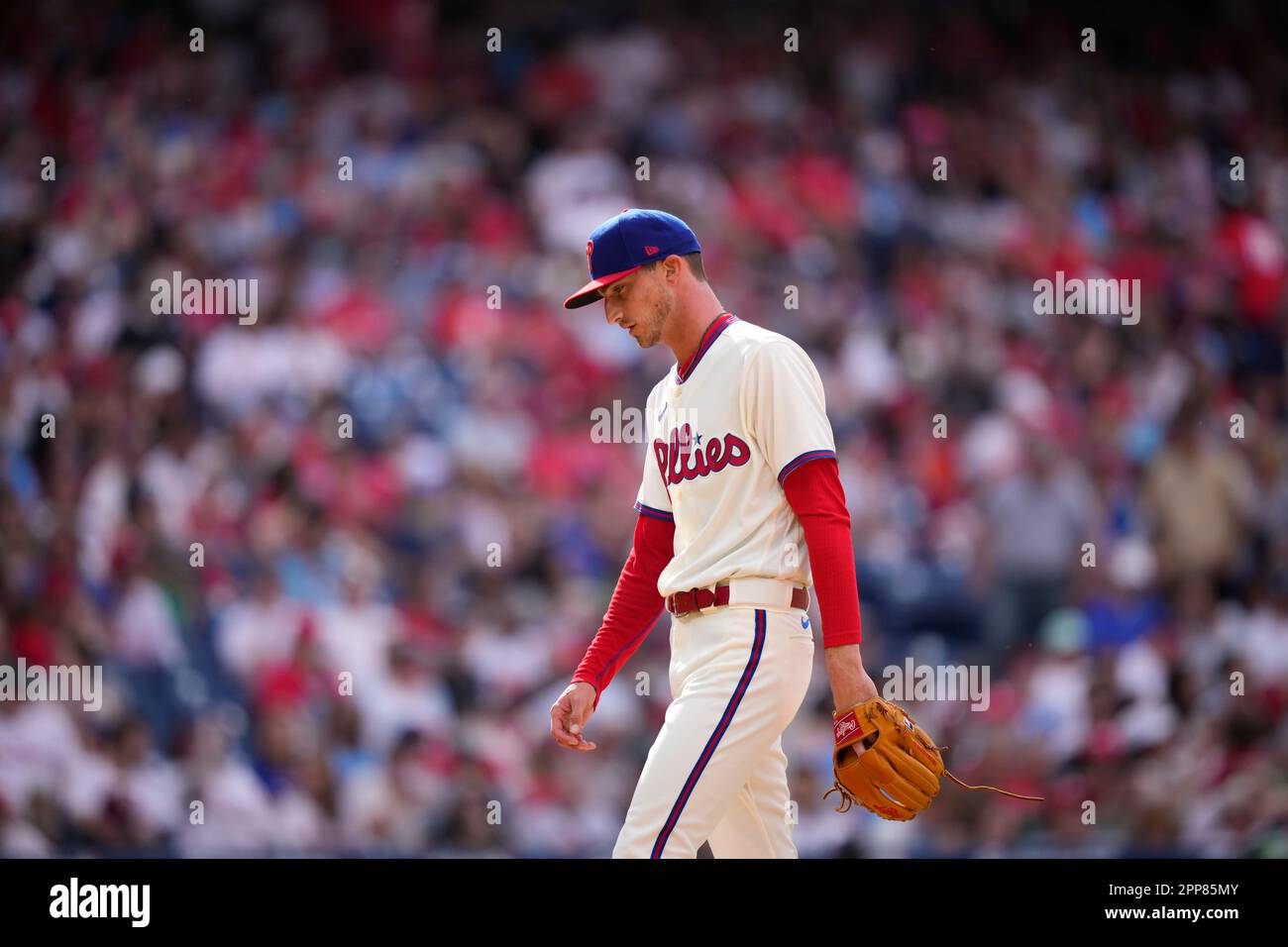 Philadelphia Phillies' Connor Brogdon plays during a baseball game ...