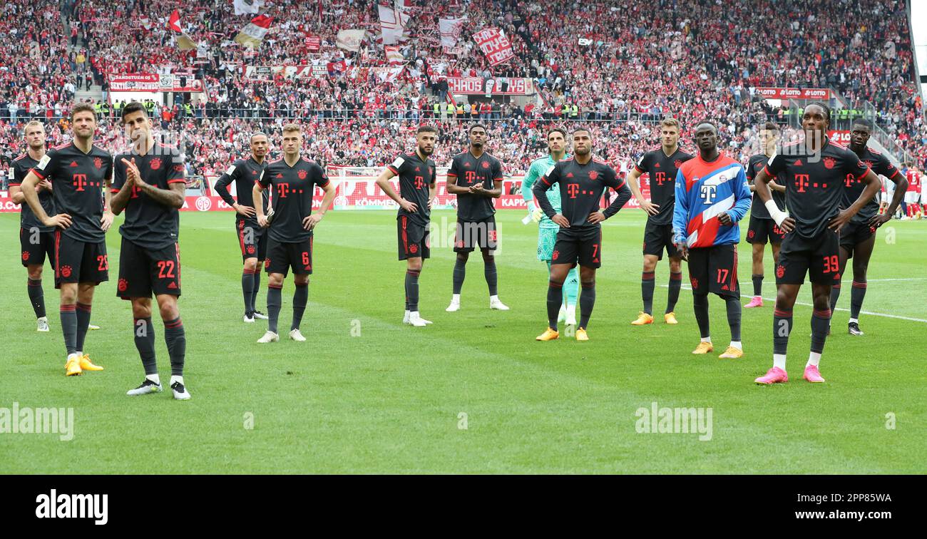 Mainz, Deutschland. 22nd Apr, 2023. firo: 04/22/2023, football, soccer ...