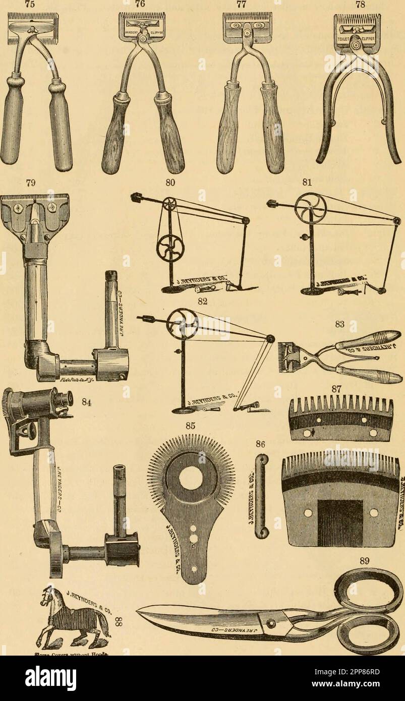 "Illustrated alphabetical register of veterinary instruments ...
