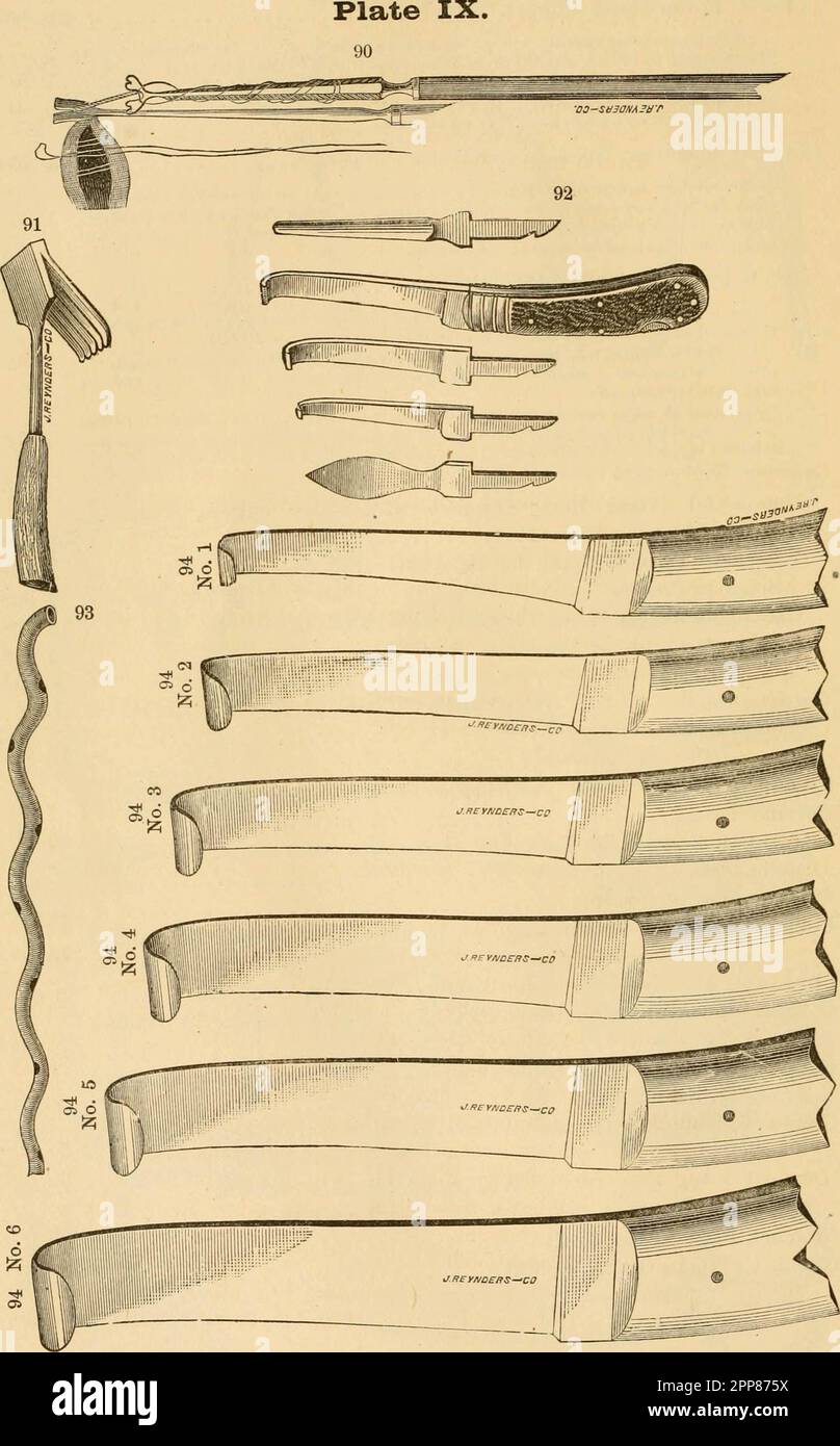 "Illustrated alphabetical register of veterinary instruments ...