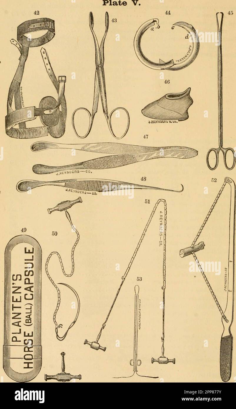 "Illustrated alphabetical register of veterinary instruments ...