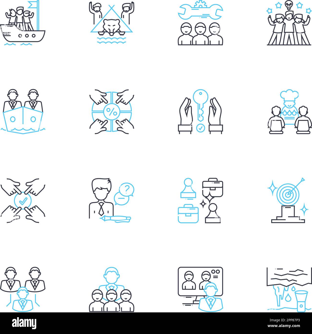 Project management linear icons set. Planning, Execution, Scope ... Project management linear icons set. Planning, Execution, Scope ...