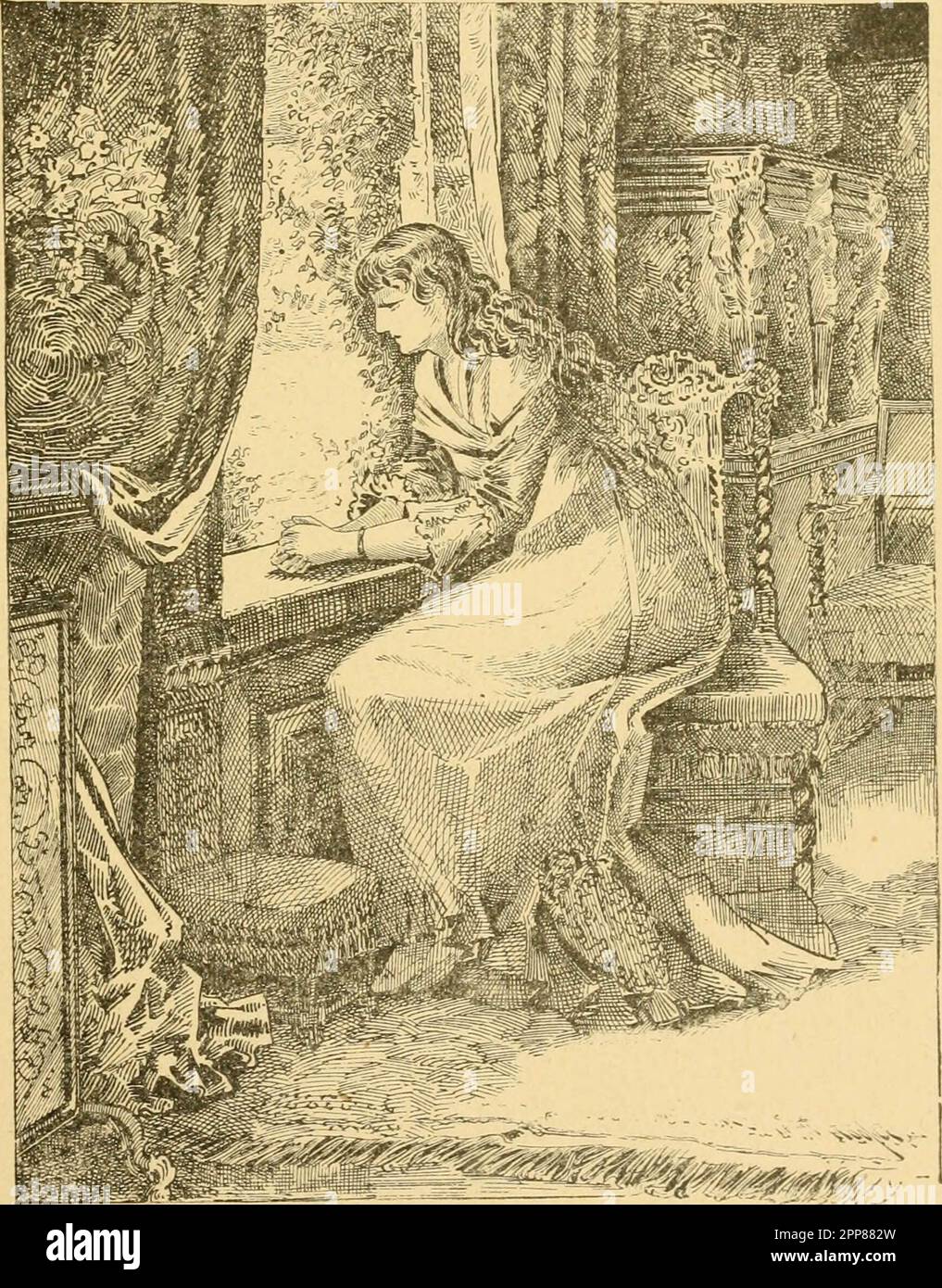 "The romaunt of Lady Helen Clyde." (1882 Stock Photo - Alamy