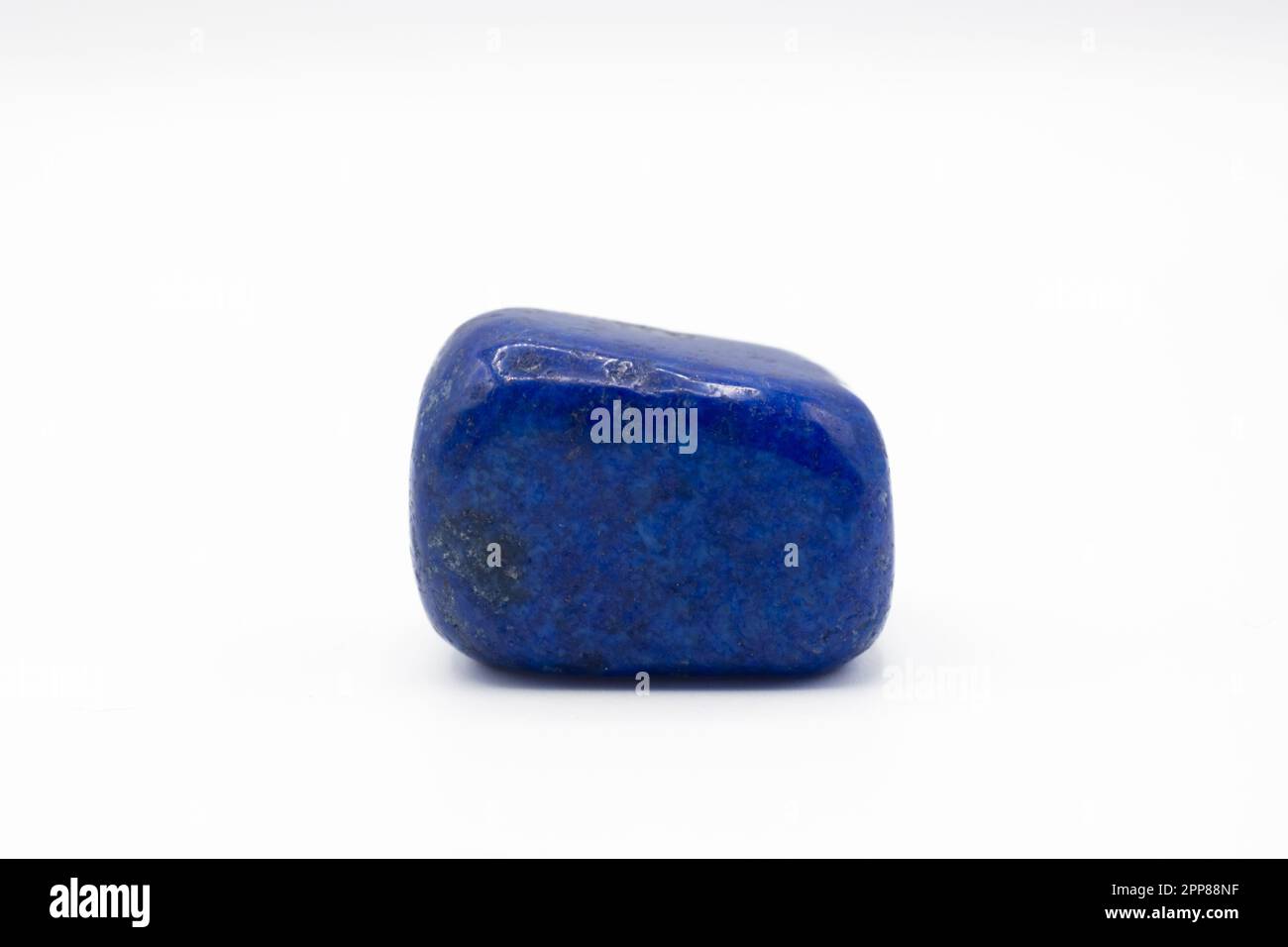 Lapis lazuli mineral on white background Stock Photo - Alamy