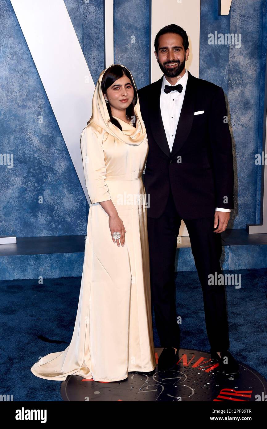 Malala yousafzai and asser malik hi-res stock photography and images ...