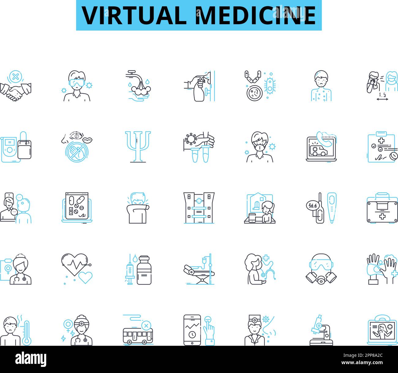 Tele rehabilitation Stock Vector Images - Alamy