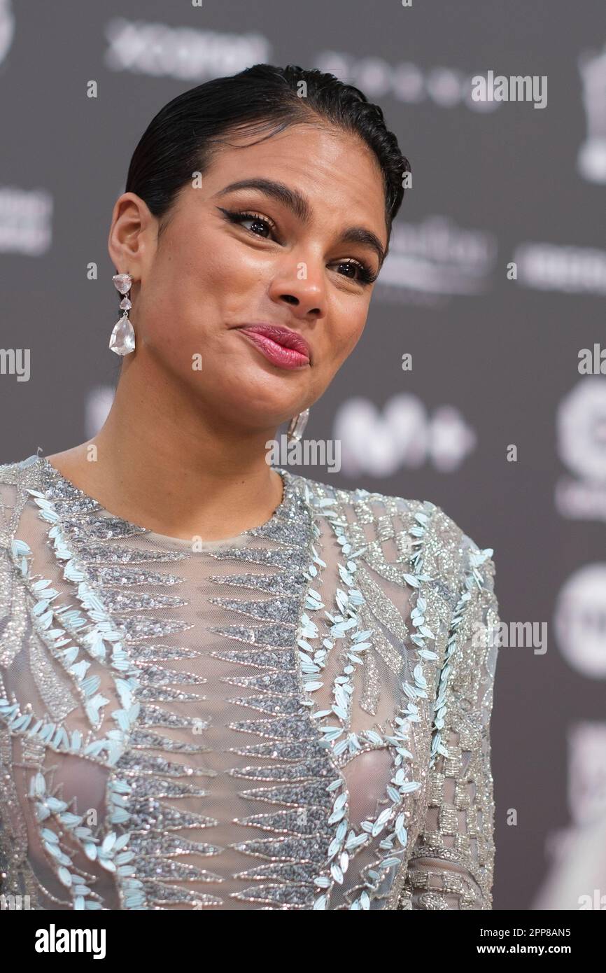 Madrid, Spain. 22nd Apr, 2023. Yany Prado attends the Platino Awards ...
