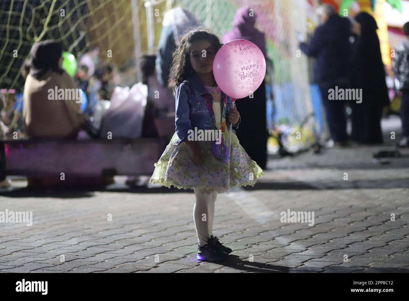April 22, 2023, Nusrat refugee cap, The Gaza Strip, Palestine ...