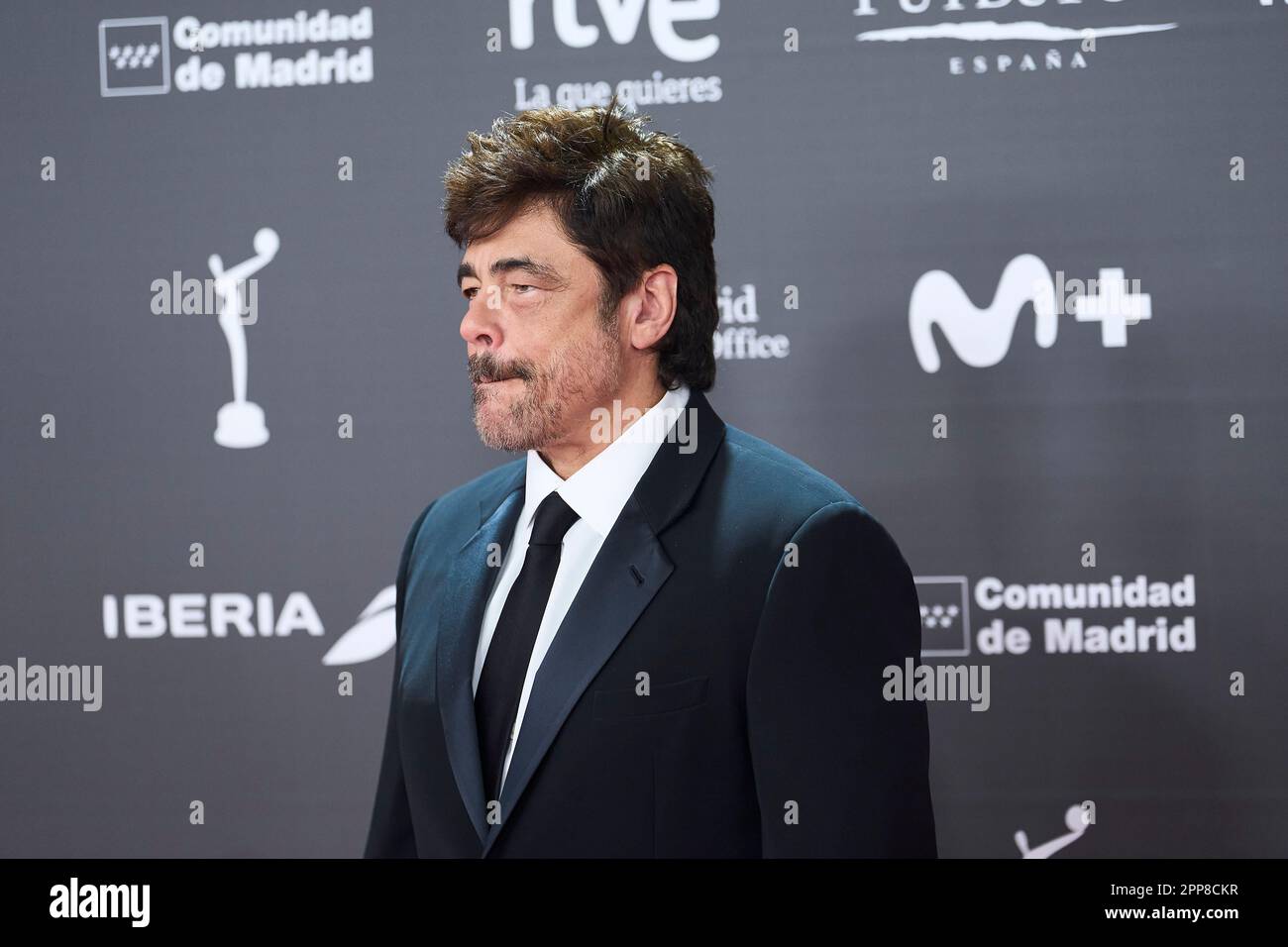 Madrid. Spain. 20230422, Benicio del Toro attends 10th Platino Awards ...