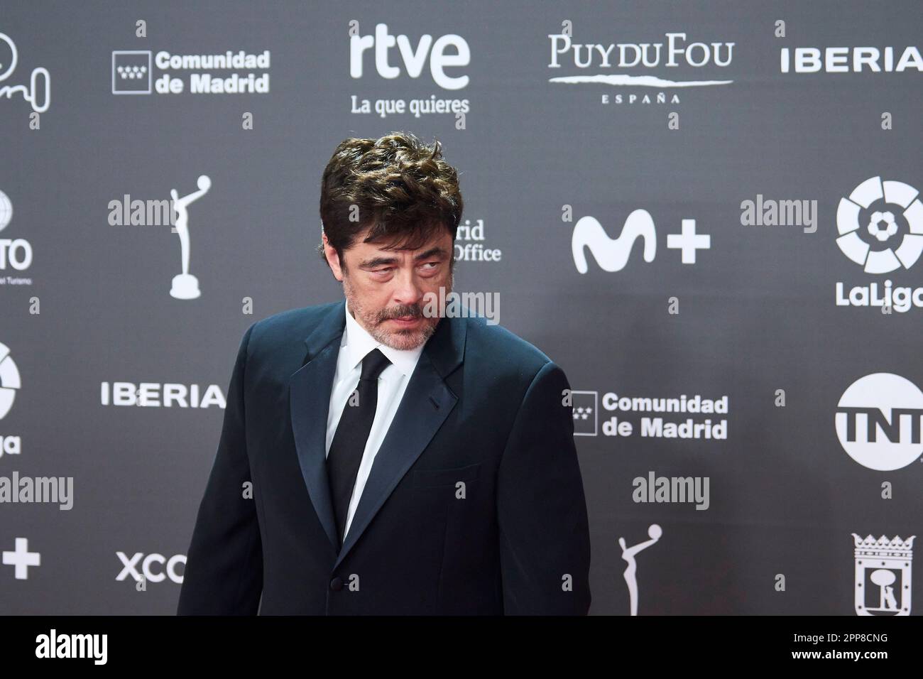 Madrid. Spain. 20230422, Benicio del Toro attends 10th Platino Awards ...