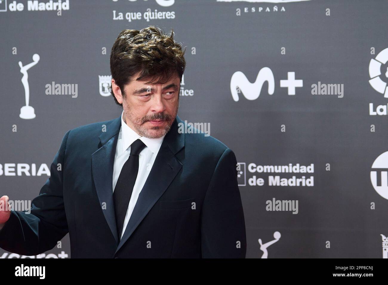 Madrid. Spain. 20230422, Benicio del Toro attends 10th Platino Awards ...