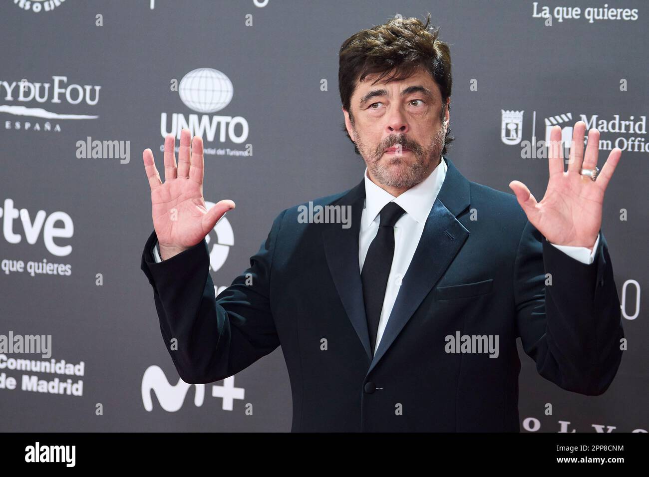 Madrid. Spain. 20230422, Benicio del Toro attends 10th Platino Awards ...