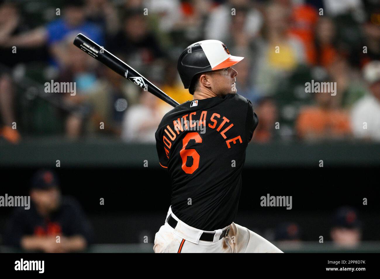 Baltimore Orioles' Ryan Mountcastle in action during a baseball game ...