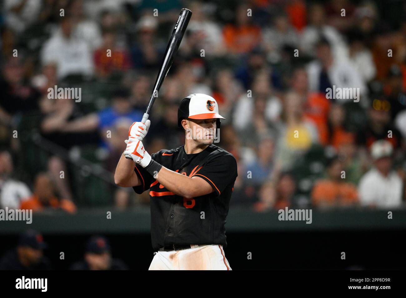 Baltimore Orioles' Ryan Mountcastle in action during a baseball game ...