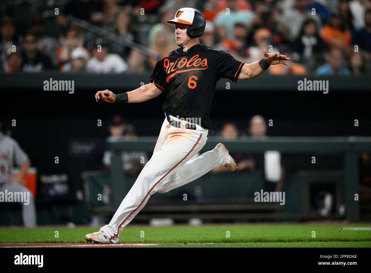Baltimore Orioles' Ryan Mountcastle in action during a baseball game ...