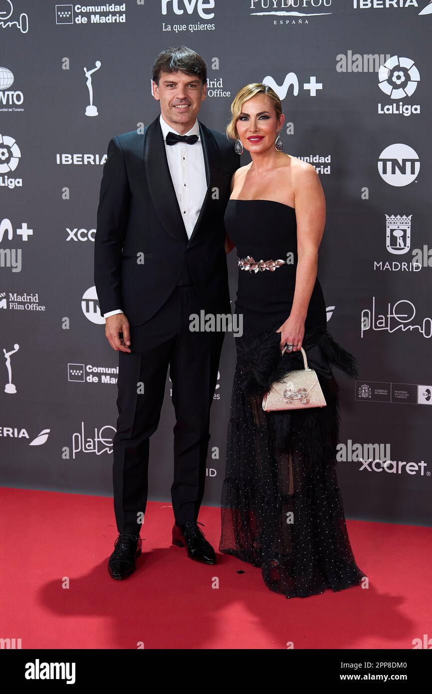 Madrid. Spain. 20230422, Fernando Morientes, Maria Victoria Lopez ...