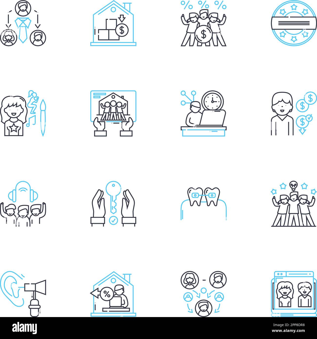 Comfort Design linear icons set. Soft, Cozy, Plush, Cushion, Relaxing ...