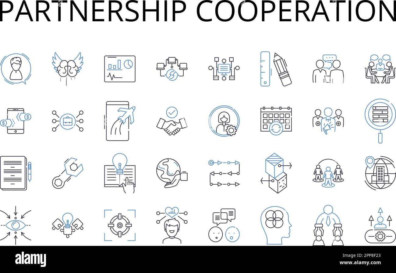 Partnership alignment vector vectors hi-res stock photography and ...
