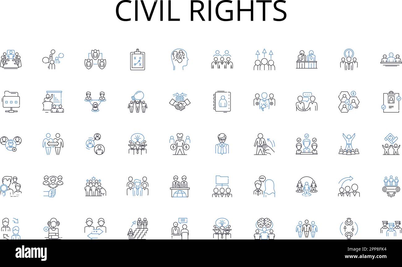 civil rights line icons collection. Learning, Education, Development ...