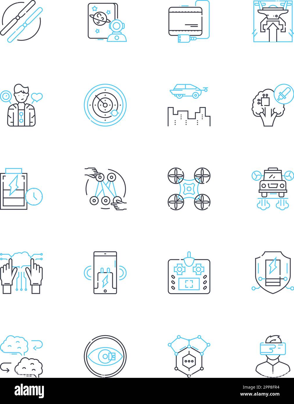 Virtual transport linear icons set. Teleportation, Comms, Holoportation ... Virtual transport linear icons set. Teleportation, Comms, Holoportation ...