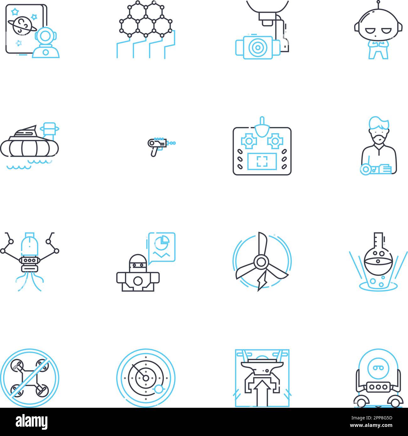 Automated shipping linear icons set. Efficiency , Accuracy ... Automated shipping linear icons set. Efficiency , Accuracy ...