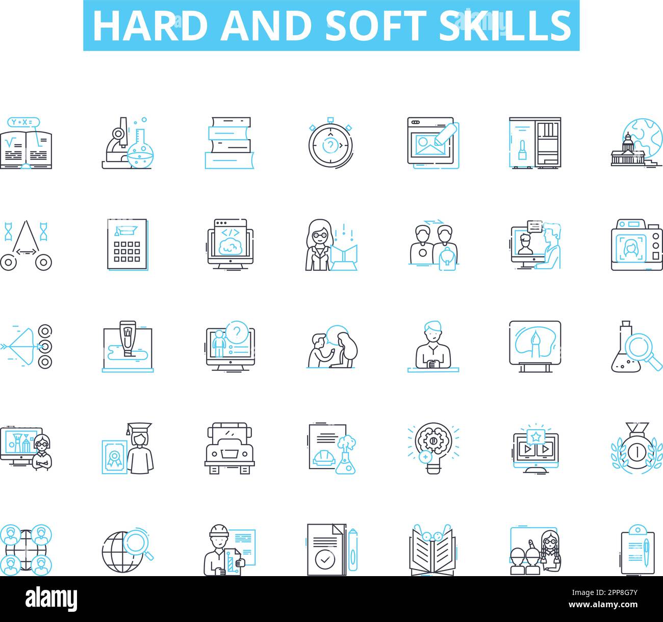 Soft skills hard skills Stock Vector Images - Alamy