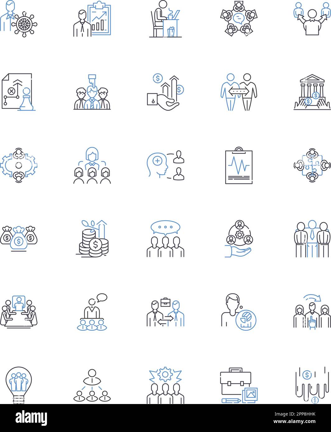 Decision and verdict line icons collection. Verdict, Decision, Judgment ...