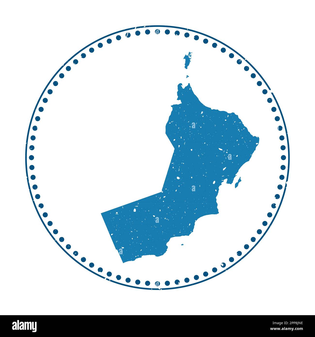 Oman sticker. Travel rubber stamp with map of country, vector ...
