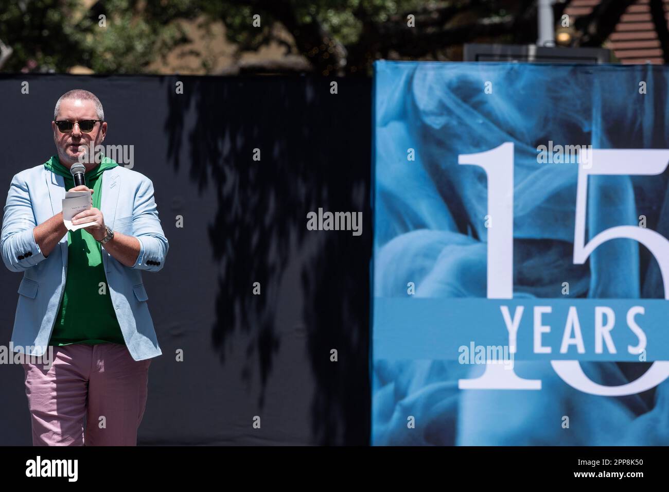 The Domain. 22nd Apr, 2023. Matt Swinney founder of Austin Fashion Week ...