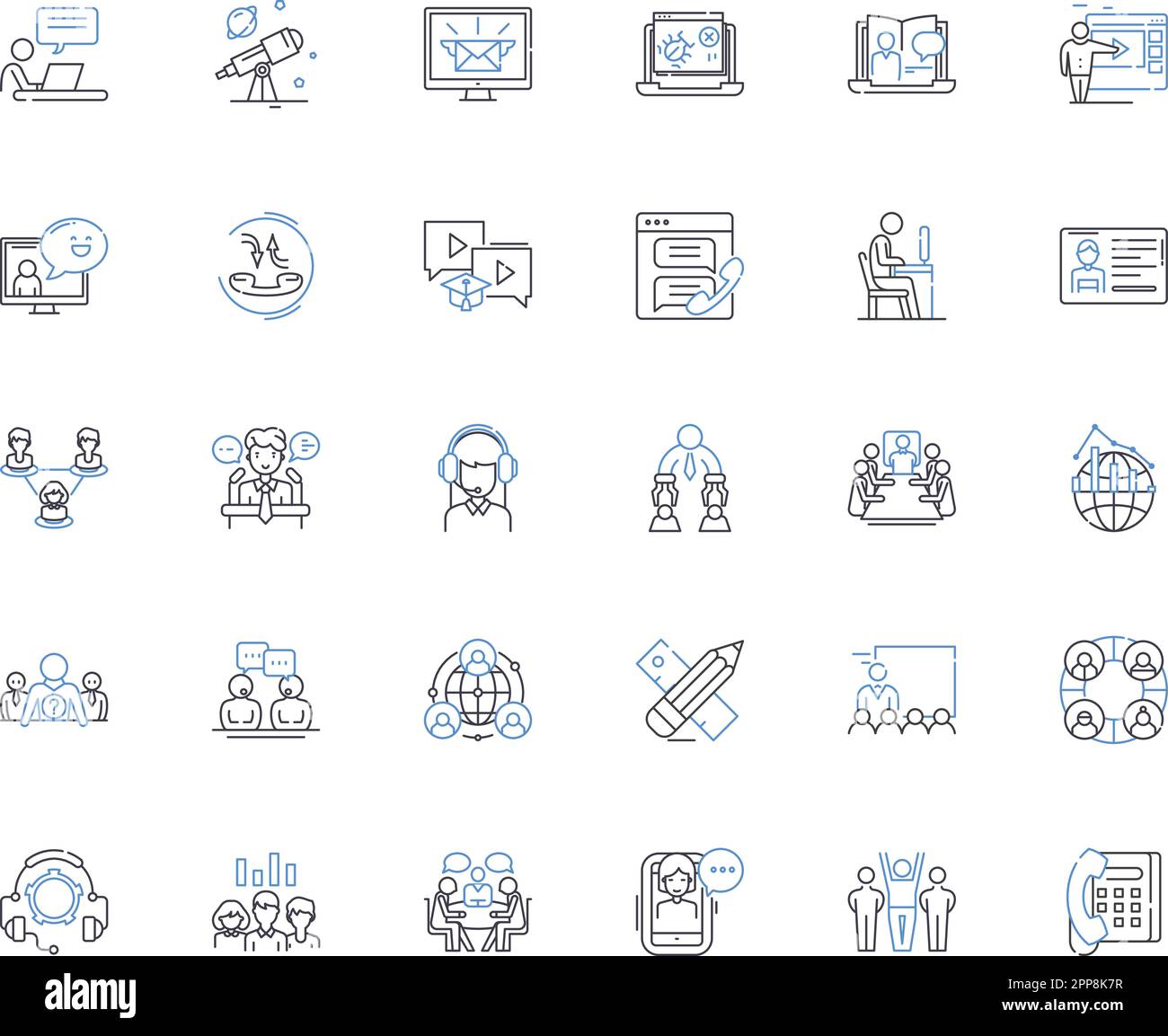 Population line icons collection. Demographics, Growth, Density ... Population line icons collection. Demographics, Growth, Density ...